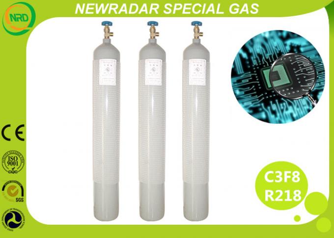 유리체 절제술 절차, CAS 76-19-7을 위한 C3F8 순도 99.9% 무색인 전자적 가스